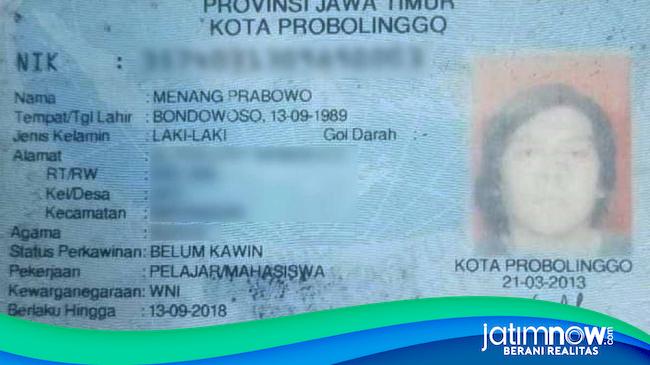 Beredar Foto KTP Pria Bernama Menang Prabowo Beredar Foto KTP Pria Bernama Menang Prabowo