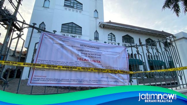 Graha Wismilak Surabaya Resmi Disita Polda Jatim Graha Wismilak Surabaya Resmi Disita Polda Jatim