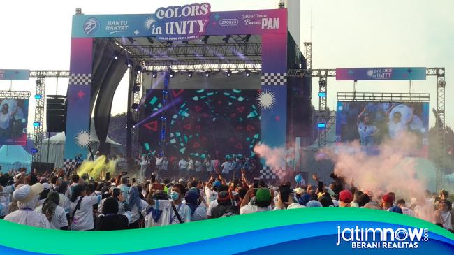 Peringatan HUT PAN ke-25 di Surabaya, Color Run Bawa Makna Perbedaan ...