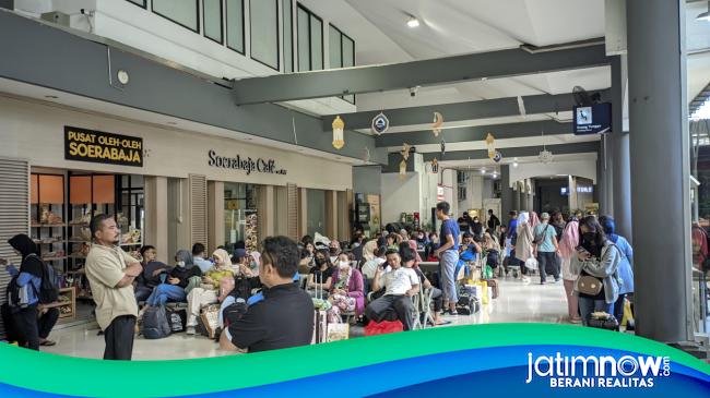 Arus Mudik Lebaran 2024, Stasiun Pasar Turi dan Gubeng Surabaya ...