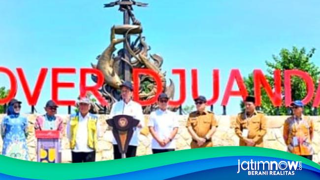 Presiden Jokowi Resmikan Flyover Djuanda Sidoarjo, Telan Anggaran Rp363 ...