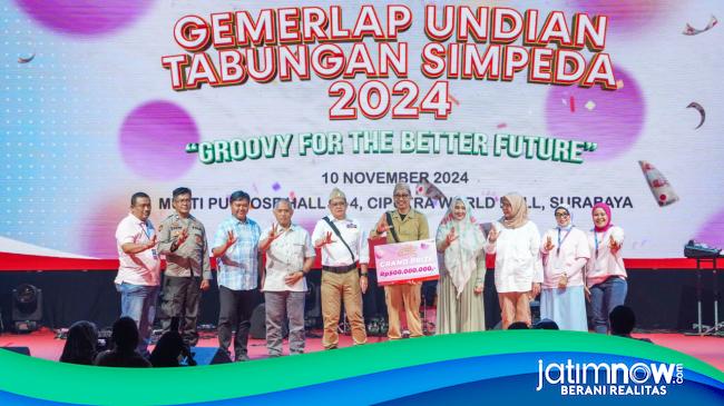 Bank Jatim Undi Tabungan Simpeda, Total Hadiah Rp6,65 Miliar