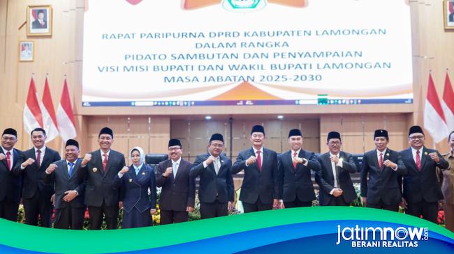 Bupati Lamongan Yuhronur Efendi Paparkan Visi Misi dan Target 100 Hari ...