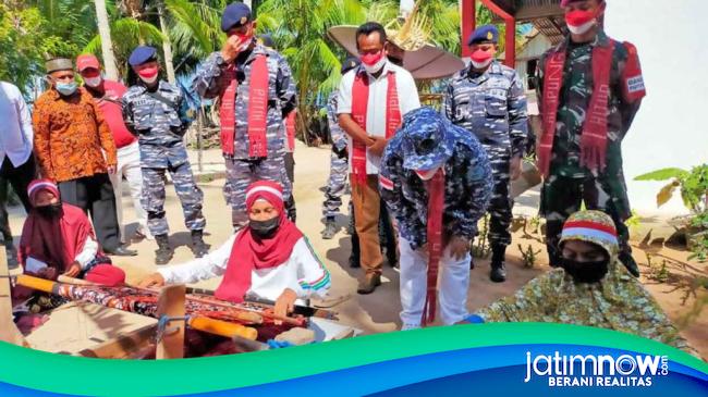 Kampung Merah Putih Satgas Pam Pulau Terluar di Pos Pulau Ndana NTT ...